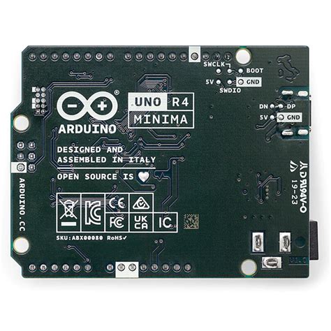 Buy The Arduino Uno Rev 4 Minima Development Board 48mhz Arm Cortex M4 Abx00080 Online