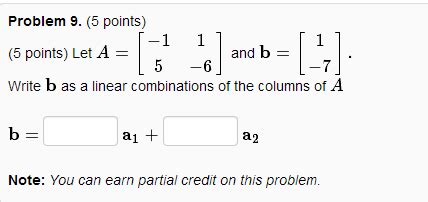 Solved Let A And B Write B As A Linear Combinations Of Chegg Com