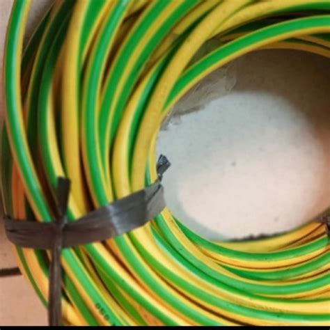 Kabel Graunding Nyaf 95mm Kuning Hijau Potongan Meteran Lazada