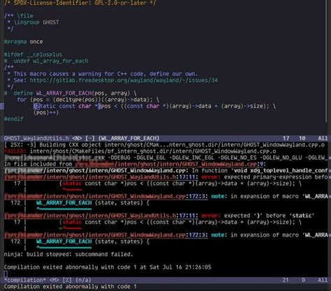 Thoughts On Improving Compilation Mode Remacs