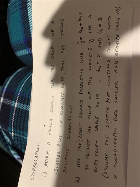 Solved CORRELATION 1 MAKE A ROUGH A ROUGH SKETCH FOR SKETCH Chegg Com