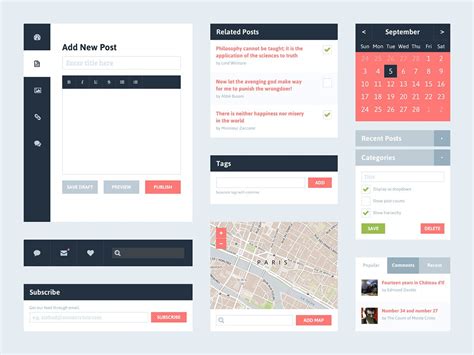8 Fabulously Free Flat UI Kit Design Resources Return True