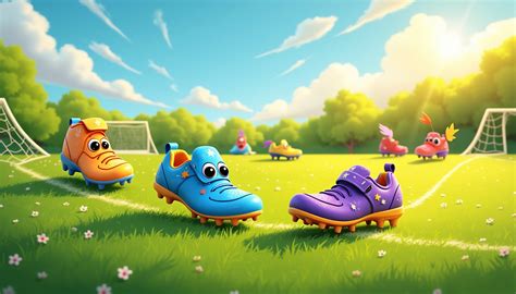 Free Playful Soccer Cleats Image Cleats Soccer Cartoon Download