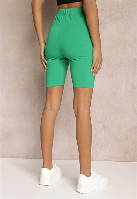 Zielone Szorty Kolarki Przed Kolano Naryah Renee