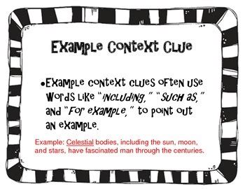 Types Of Context Clues Anchor Chart By Maugeritaville TpT
