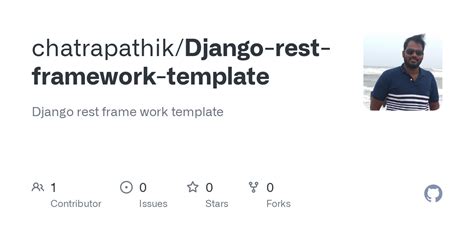 GitHub Chatrapathik Django Rest Framework Template Django Rest Frame