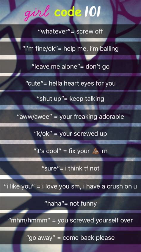 Girl Code Crush Advice Girl Code Quotes Relatable Crush Posts