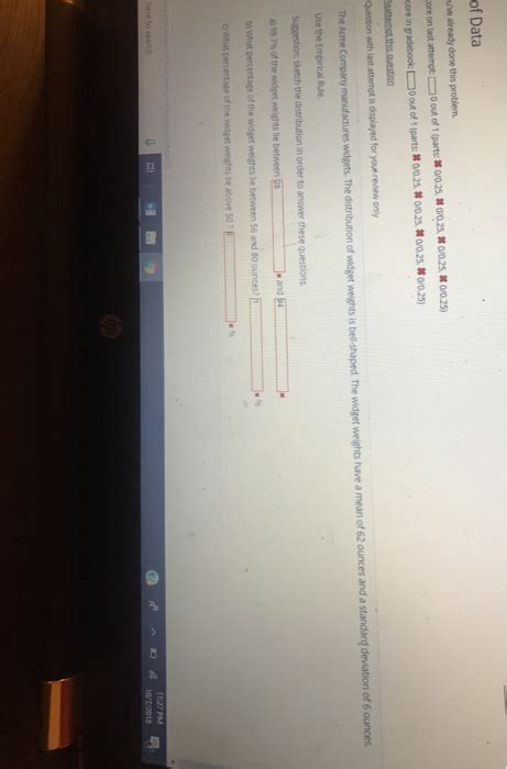 Solved Of Data Chegg