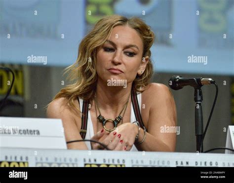 Drea De Matteo Attends The Sons Of Anarchy Panel On Day 4 Of Comic Con International On Sunday