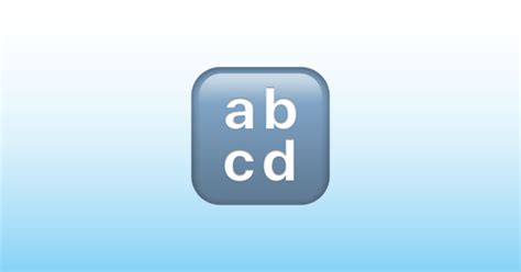 Input Latin Lowercase Emoji 🔡