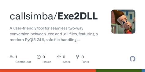 Github Callsimbaexe2dll A User Friendly Tool For Seamless Two Way Conversion Between Exe