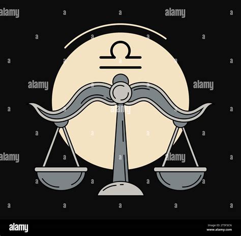 Zodiac Symbol Libra Vector Concept Stock Vector Image And Art Alamy