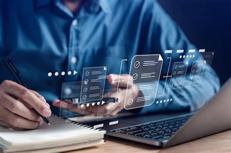 Premium Photo Document Management Checking System Online Documentation Database And Process