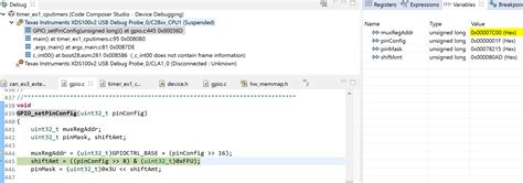 TMS F M Driver Library GPIO SetPinConfig Pass Value Is Different In Different