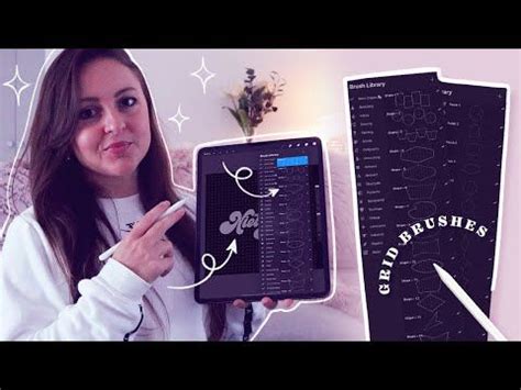 How To Create A Grid Brush In Procreate YouTube Procreate Procreate Brushes Free Brush