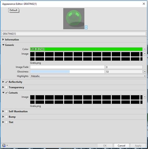 Solved Realistic Grating Effect Autodesk Community