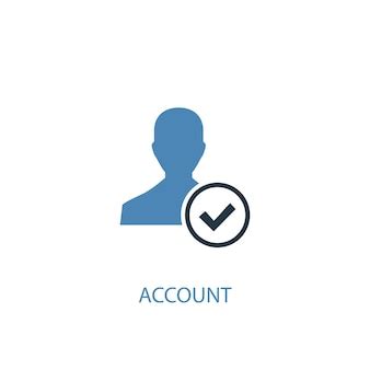 Premium Vector Account Concept Line Icon Simple Element Illustration