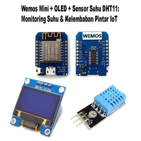 Jual Wemos Mini Oled Sensor Suhu Dht11 Monitoring Suhu Dan Kelembaban Pintar Iot Shopee Indonesia Jual Wemos Mini Oled Sensor Suhu Dht11 Monitoring Suhu Dan Kelembaban Pintar Iot Shopee Indonesia