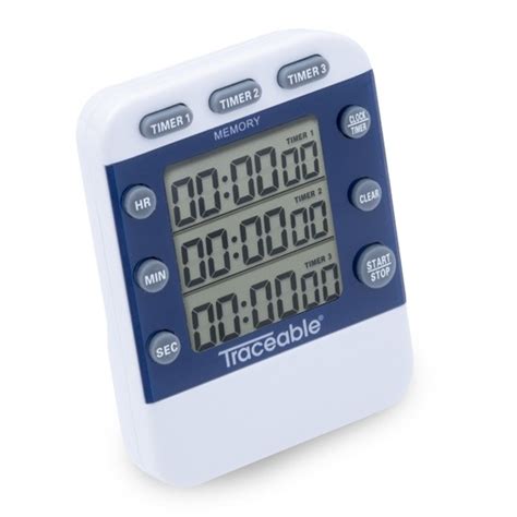 Three Line Traceable Alarm Timer