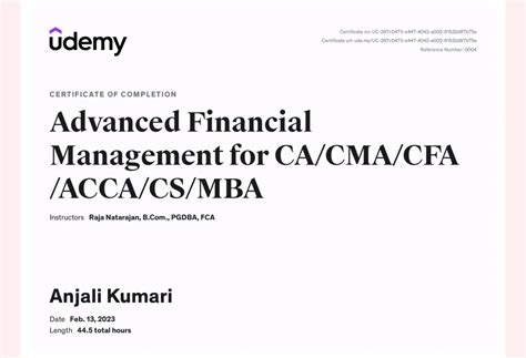 Anjali Kumari On Linkedin Financialmanagement Udemy Skills Knowledge Grateful