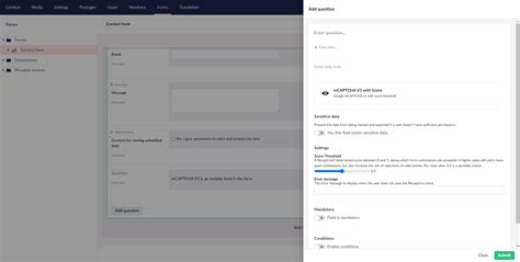 8 7rc use range slider component in recaptcha v3 · issue 507 · umbraco umbraco forms issues
