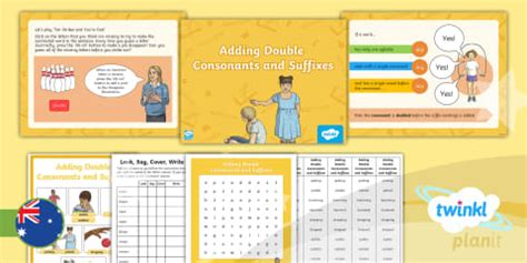 Doubling Rule PowerPoint Adding Ing And Ed Suffixes