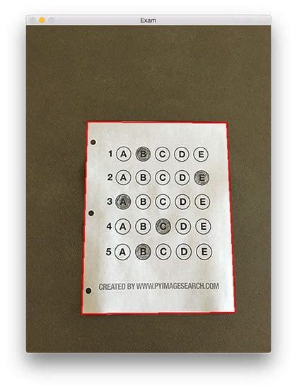 Bubble Sheet Multiple Choice Scanner And Test Grader Using Omr Python And Opencv Pyimagesearch