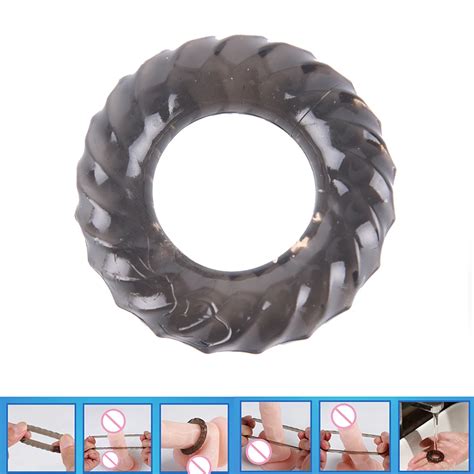 Hot Penis Cock Ring Silicone Ejaculation Male Delay Lock Elastic Double Adult Party Game Sex Toy