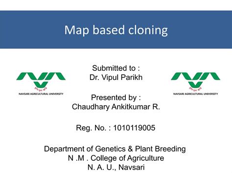 Map Based Cloning Pptx