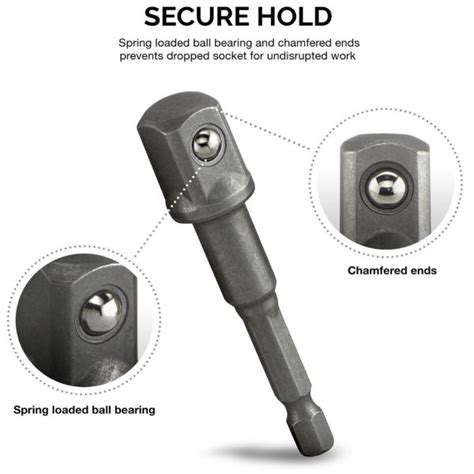Impact Grade Socket Adapter 18Pcs 16Pcs Vadania Home Upgrader