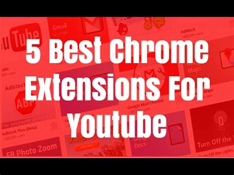 Best Chrome Extensions For Youtube From Google YouTube