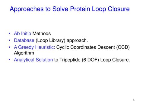 Ppt Inverse Kinematics And Protein Loop Closure Powerpoint Presentation Id 1351085