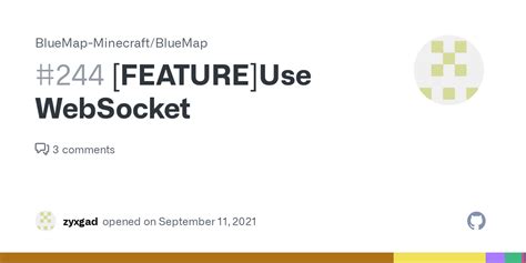 Feature Use Websocket Issue Bluemap Minecraft Bluemap Github