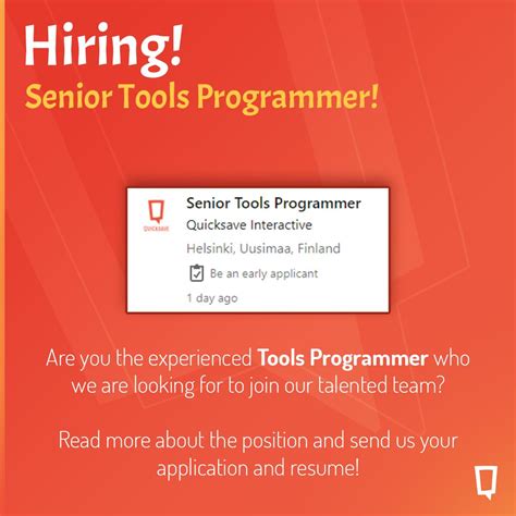 Quicksave Interactive On Linkedin Hiring Gamedevelopment Gamejobs