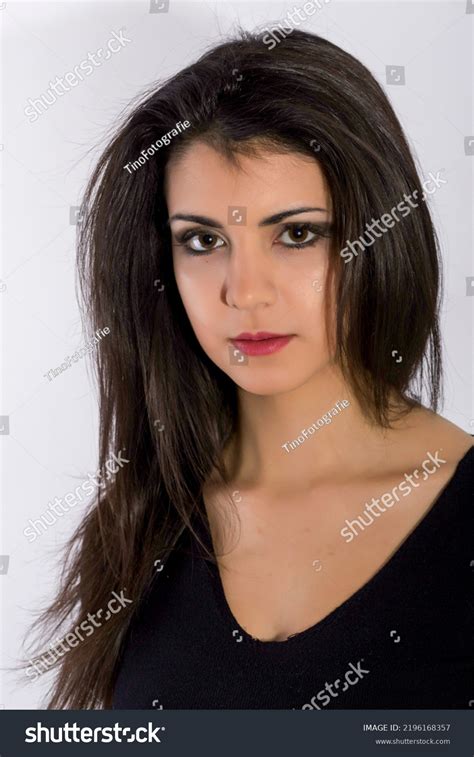 Portrait Beautiful Brunette Italian Girl High Stock Photo Shutterstock