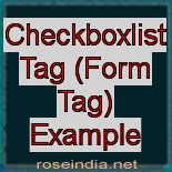 Checkboxlist Tag Form Tag Example