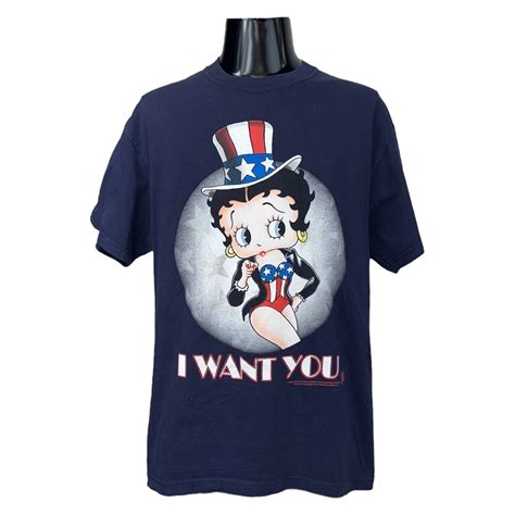 【betty Boop】ベティブープ I Want You Tシャツ L Luxuryandvintage カサコレ Appointment