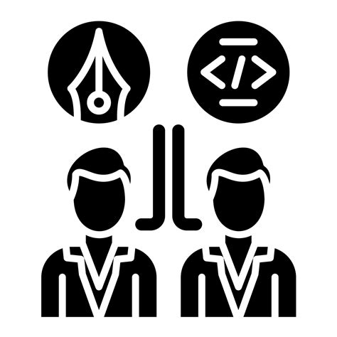 Role Play Glyph Icon 15376907 Vector Art At Vecteezy