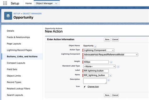 How To Add Reference Request Converted As A Button In Salesforce Influitive Support