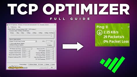 TCP Optimizer Full Setup Guide Best Settings Error Fixes 2024