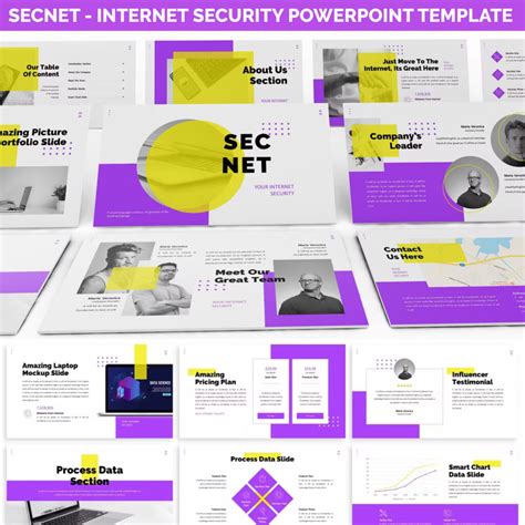 Secnet Internet Security Powerpoint Template Masterbundles