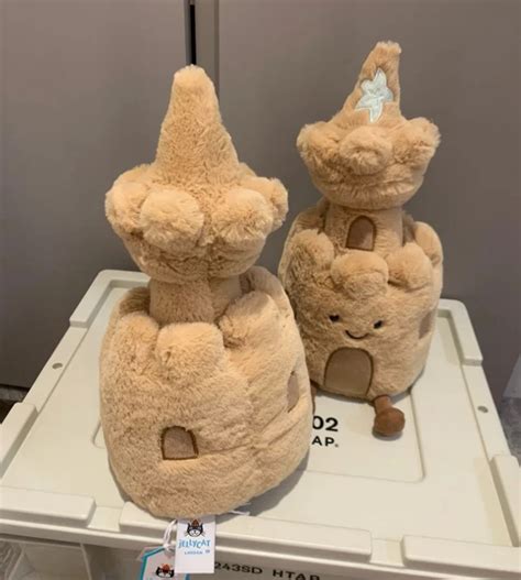 Jellycat Sand Castle Soft Toy With Dust Bag Bnwt Summertime Fun