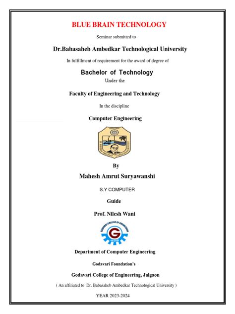 Blue Brain Technology Pdf Pdf Synapse Neuron