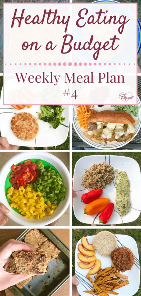 Healthy Eating On A Budget Weekly Meal Plan 4