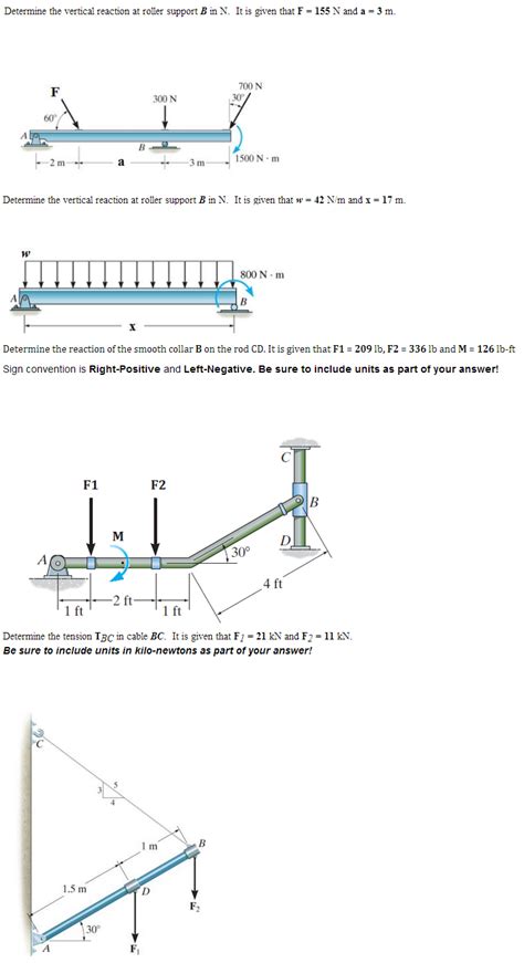 Solved Determine The Vertical Reaction At Roller Support B
