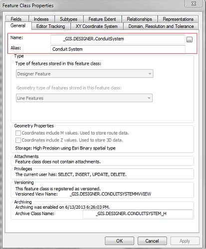 arcmap arcsde feature class prefix issue geographic information