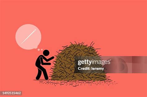 Finding A Needle In A Haystack High Res Vector Graphic Getty Images