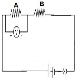 Draw A Circuit Diagram For A Circuit In Which Two Resistors A And B Are Connected In Series With