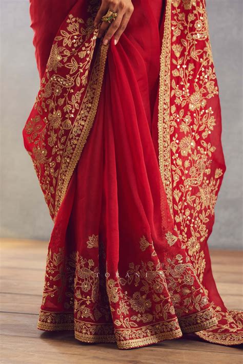 Sindoori Red Yashoda Sari Indian Dresses Traditional Indian Bridal