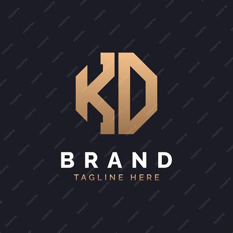 Premium Vector Kd Logo Design Modern Minimal Elegant And Luxury Kd Logo Alphabet Letter Kd